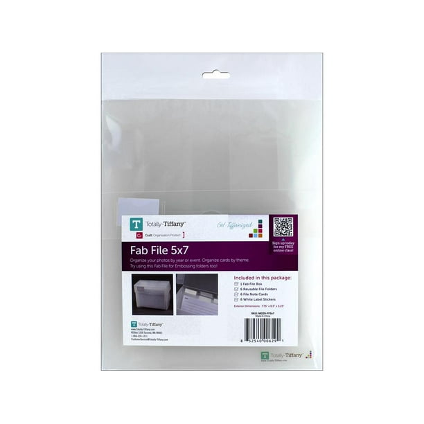 Totally Tiffany Fab File Box Medium 5x7 - Walmart.com