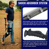 Ergobaum Ergonomic Crutch/Cane Single Unit Ergobaum That Acts As a ...