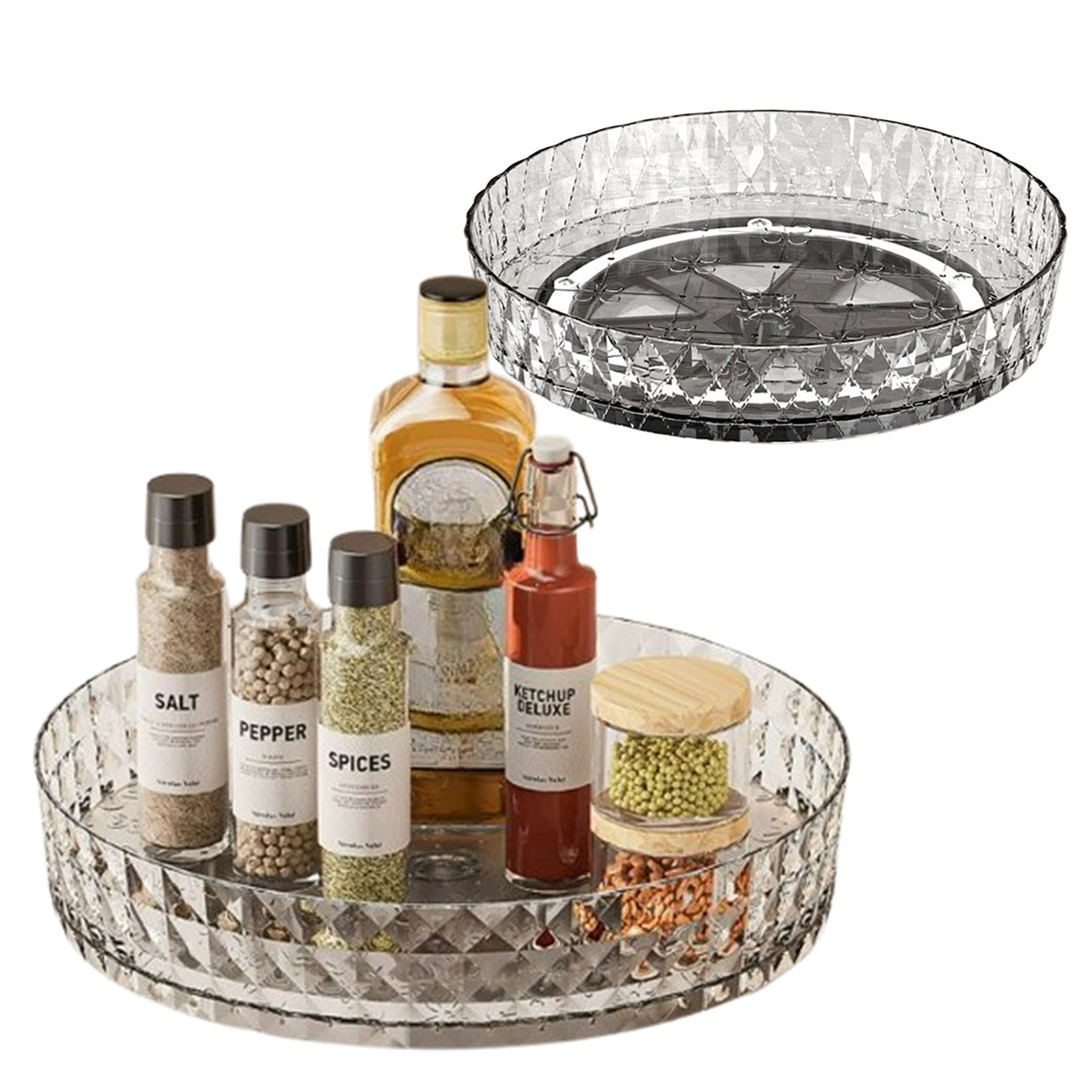Click here for Djiypn Lazy Susan Organizer：8 Inch Rotating Spice... prices