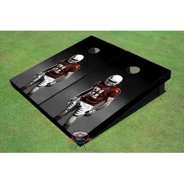 Official Size Regulation Cornhole Game - Football Player Victory Theme ...