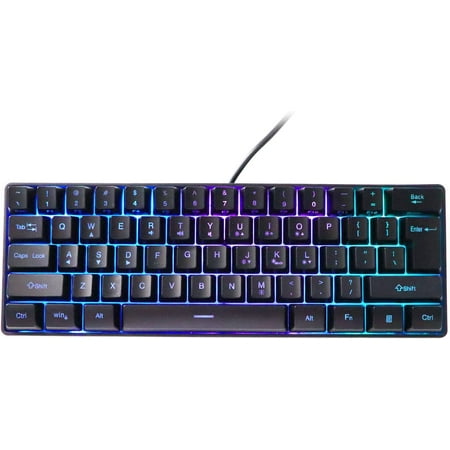 Mechanical Gaming Keyboard, USB Wired Keyboard, FN Combination Shortcut ...