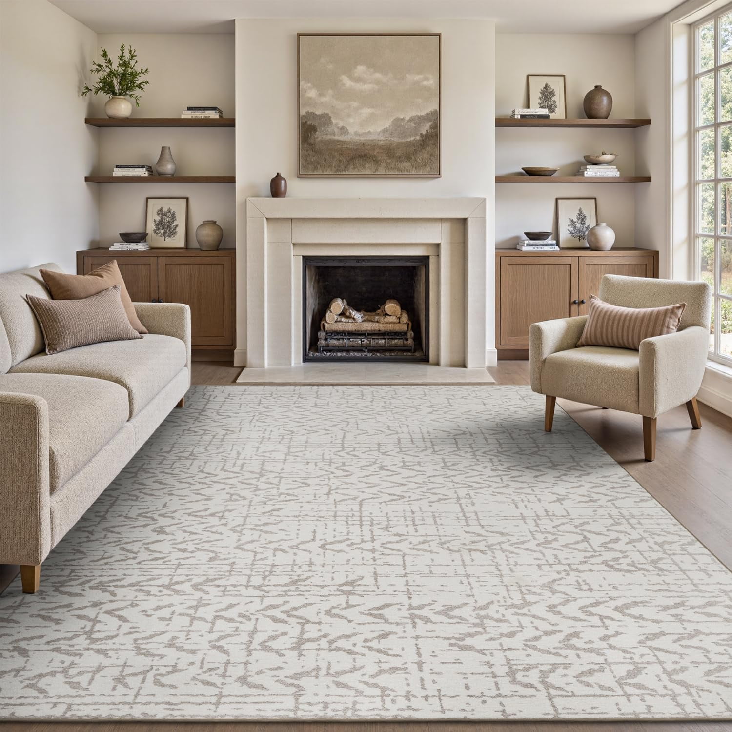 Click here for Hsmeiegadovf Area Rug 8x10 Rugs For Living Room Be... prices