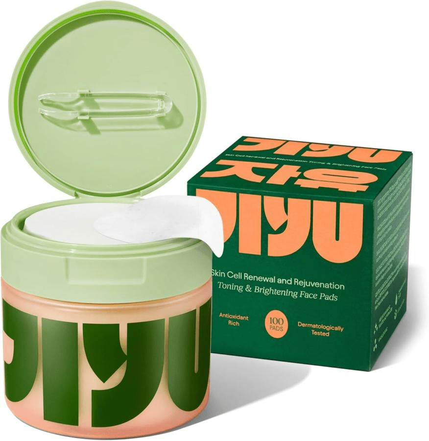 JIYU Daily Toner Pads 100pcs - Skin Cell Renewal and Rejuvenation ...
