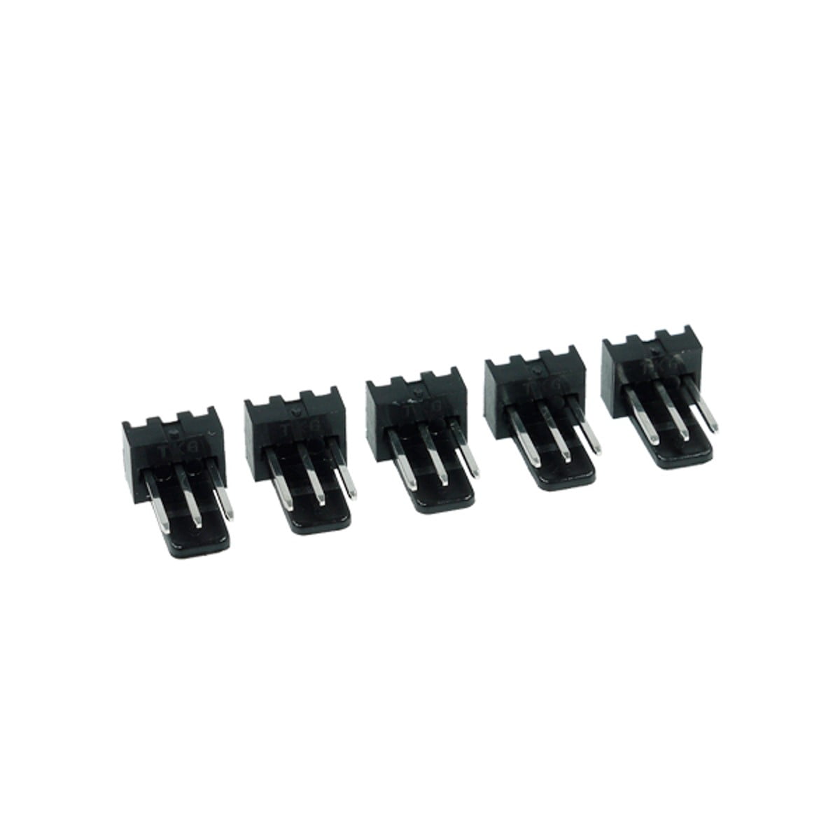 Phobya Fan Power Connector 3 Pin, Male, 5 pcs - Walmart.com