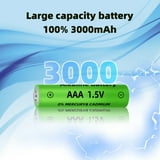 Ablink 16 PCS AAA Batteries, 1.5v 8800mAh Triple A Batteries, High-Performance Rechargeable ...