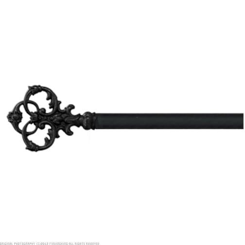 Village Wrought Iron CUR-127-130 Victorian Curtain Rod - Walmart.com