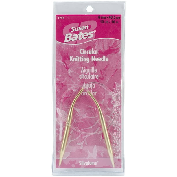 Silvalume Circular Knitting Needles 16"-Size 10/6mm - Walmart.ca