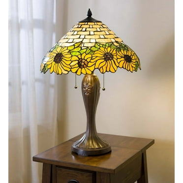 Tiffany Style Mission Mini Table Lamp - 15" Tall - Walmart.com