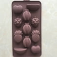 ROBOT-GXG Fruit Shape Silicone Mold - Silicone Fruit Candy Mold - 11 ...