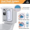 2-Inch Dual Flush Valve Replacement Kit for 2-Piece Toilets, Universal ...