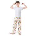 Boys Long Pajama Pants Soft Sleepwear Kids Lounge PJ Bottoms with Side ...