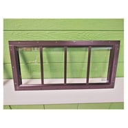 Mobile Home Window 36" x 8" Horizontal Slider. Obscured Glass Bathroom ...