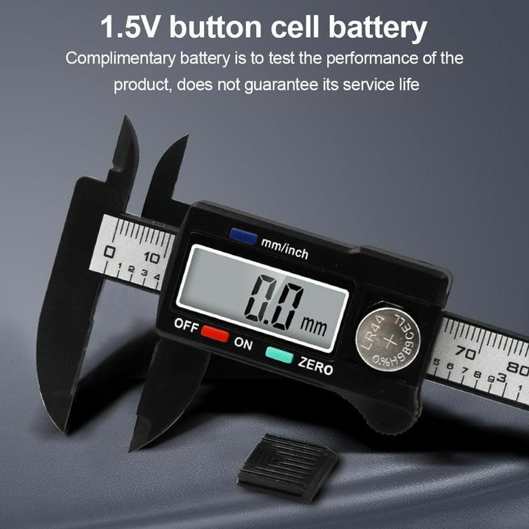 150mm Electronic Digital Caliper Carbon Fiber Dial Vernier, 45% OFF