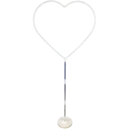Heart-Shaped alloon Ground Arch Column racket kit alloon Column Arch ...
