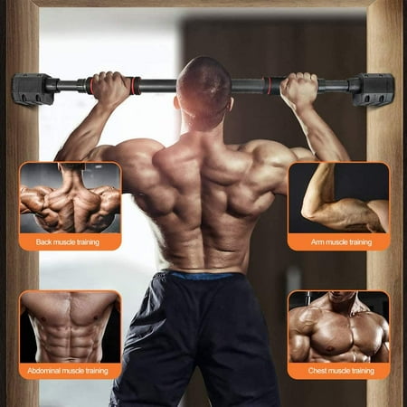 Pull Up Bar No Screw Installation, Heavy Duty Doorway Chin up Bar ...