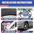 4Pcs Set Hubcap Wheel Cover Replacement,16" Wheel Rim Cover Compatible ...