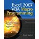 Excel 2007 VBA Macro Programming (Paperback) - Walmart.com