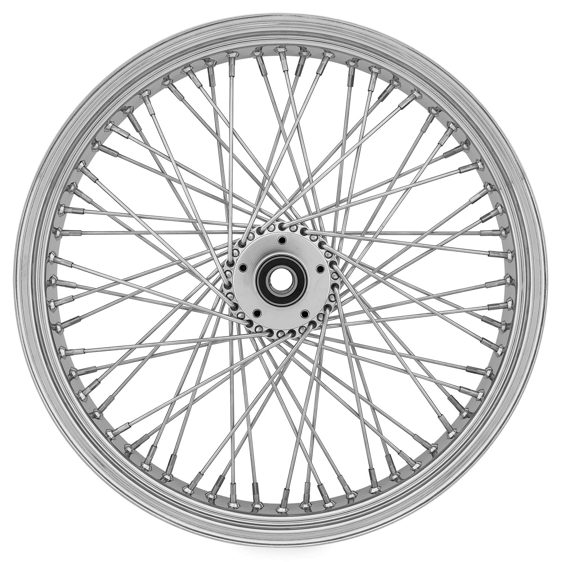 RIDE WRIGHT WHEELS Premium 60 Spoke Wheel 18x3.5 Front Dual Disc 04836 ...