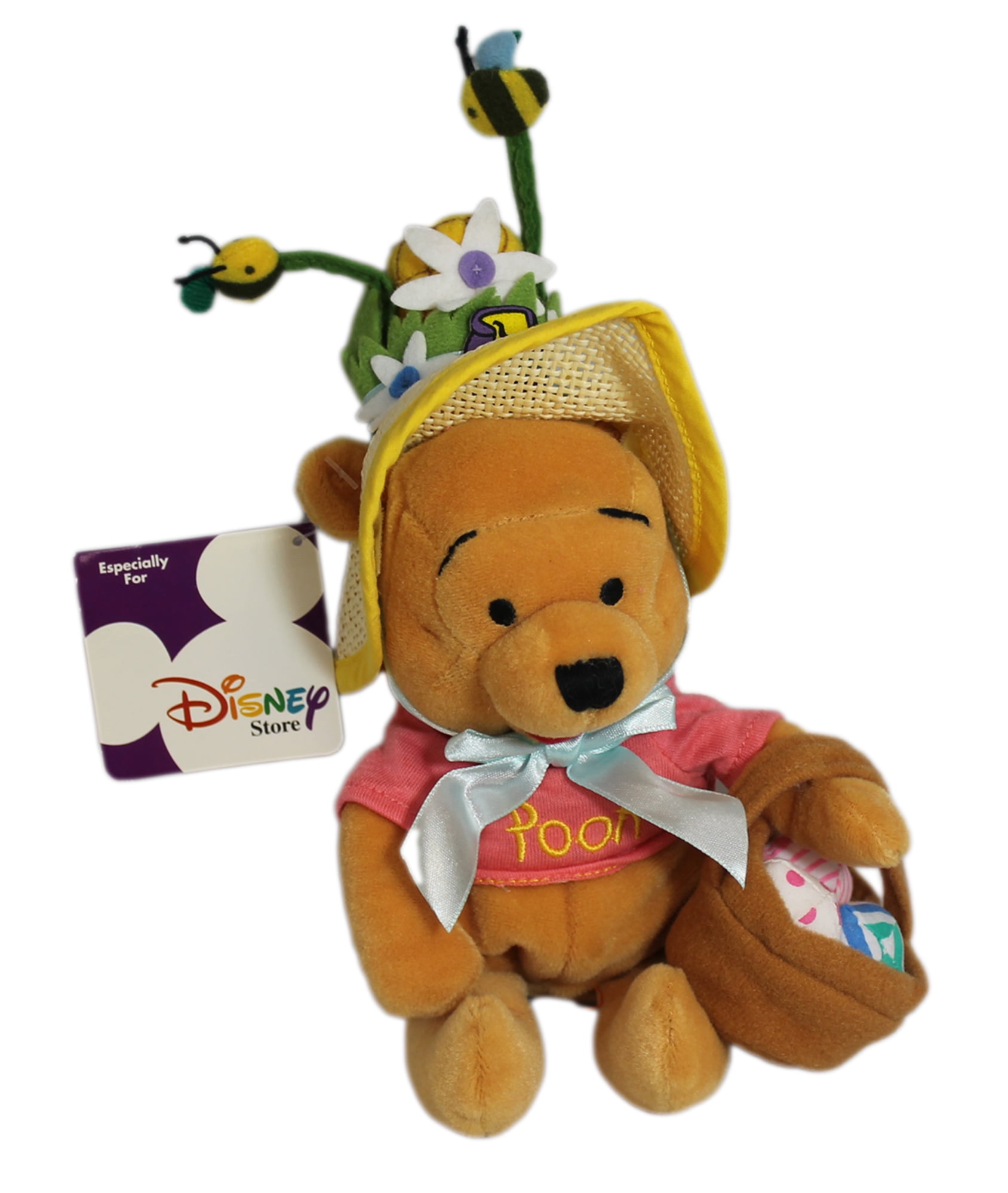 Disney Plush: Easter Bonnet Pooh Bear | Stuffed Animal - Walmart.com