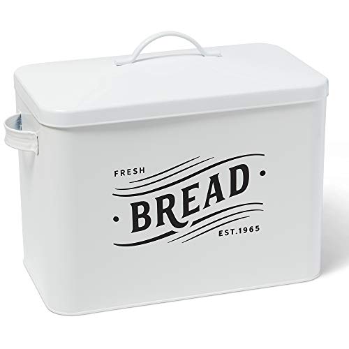 Sunsnap Extra Large Metal Bread Box for Kitchen Counter | High Capacity ...