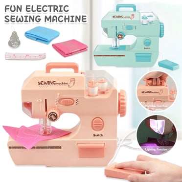 CraftBud Sewing Machine Kit for Beginner Kids (48Piece), Dual Speed ...
