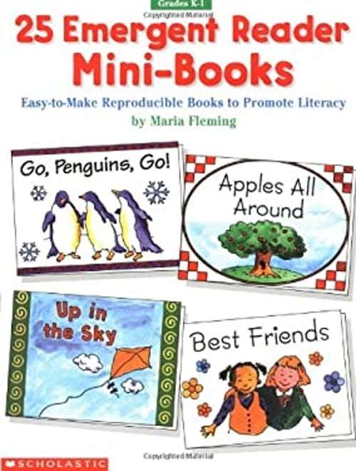 Pre-Owned 25 Emergent Reader Mini-Books (Grades K-1) (Paperback ...