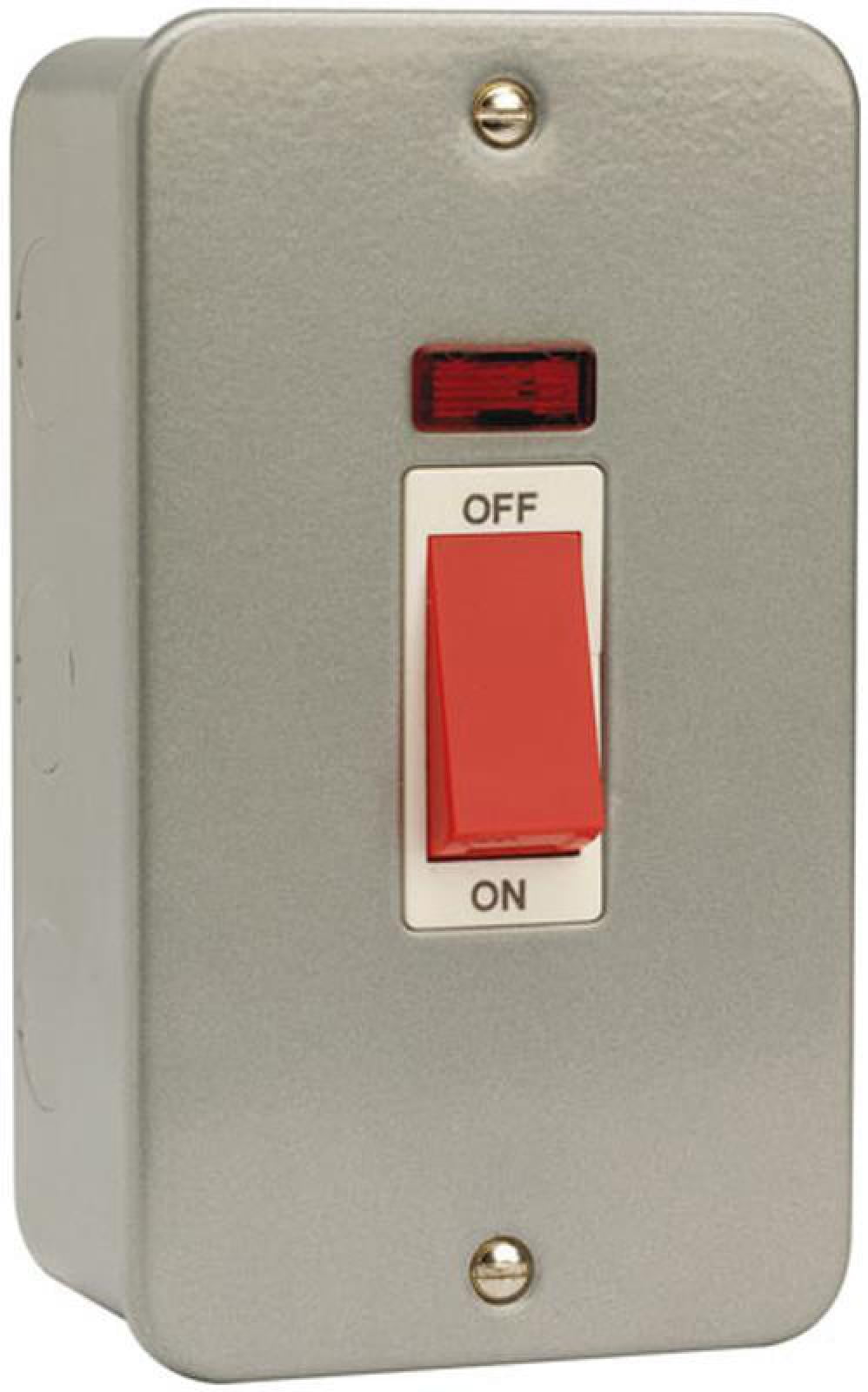 CLICK - 45A Metal Clad DP Switch, 2-Gang with Neon - Walmart.com