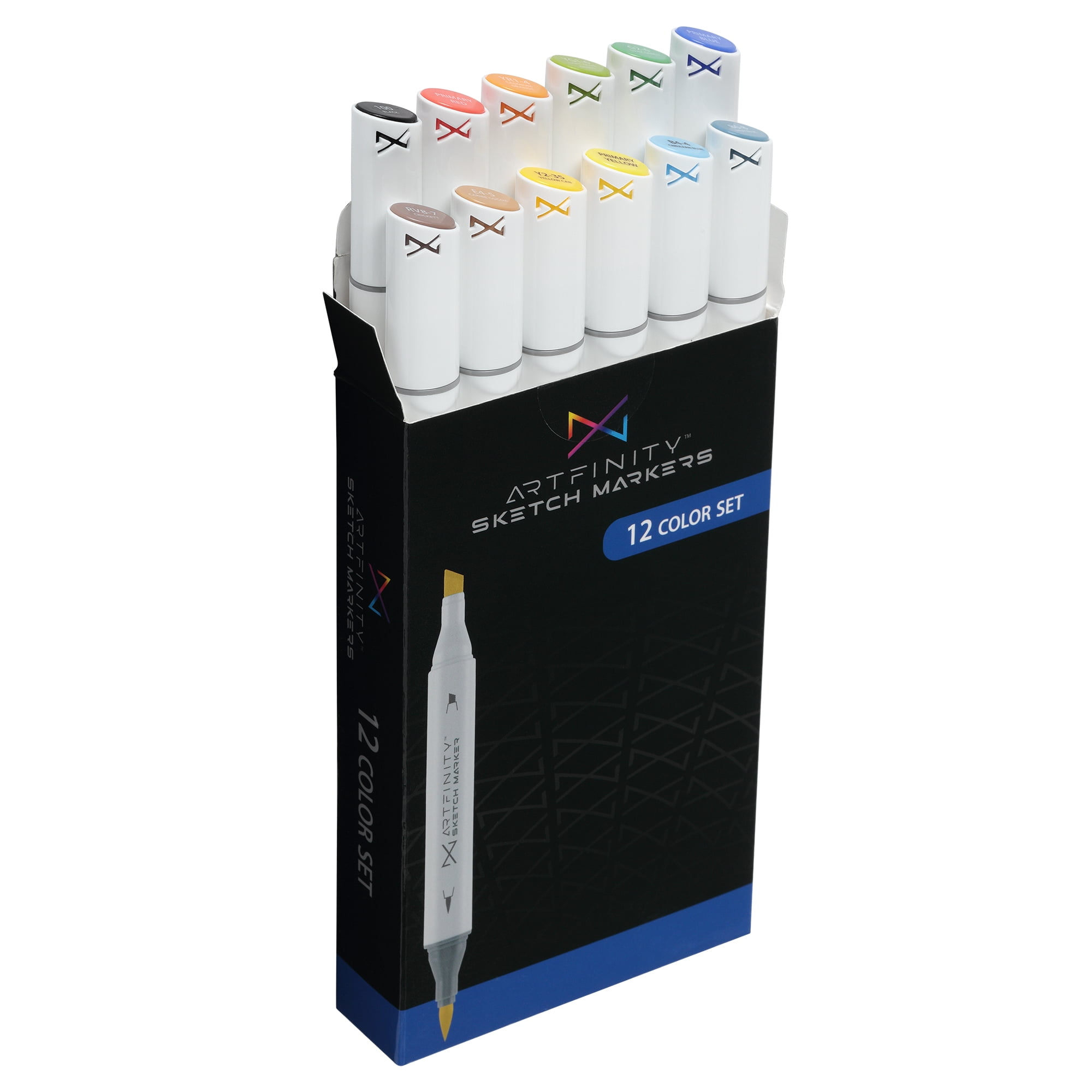 Artfinity Sketch Marker Sets - Vibrant, Professional, Dye-Based Alcohol ...