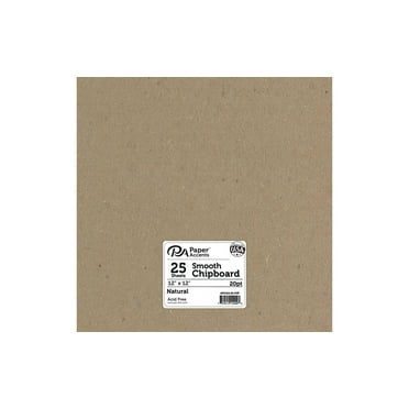 Chipboard 12x12 XL Heavy 32pt Natural 2pc - Walmart.com