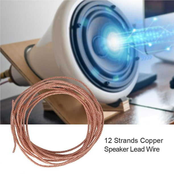 2m 12 Strands Speaker Lead Wire Subwoofer 1m/2m copper copper lead ...