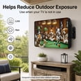 Abstract Animal Outdoor TV Cover 70 to 75 Inch Dog In The Room Playing ...