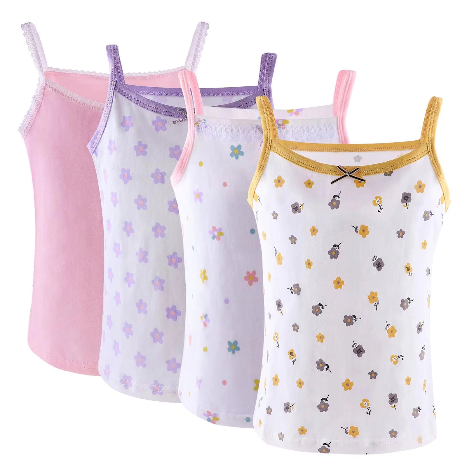 Click here for Hbhpov Girls Soild Undershirt  Kids Soft Cotton Ca... prices