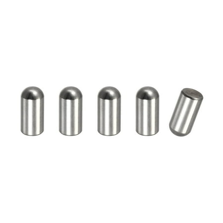 8x15mm Dowel Pins, 5 Pack Round Head Flat Chamfered End Dowel Pin ...