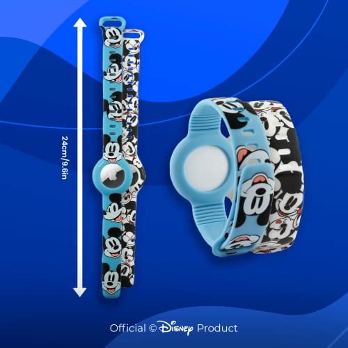 Paquete de 2 muñequeras iJoy Disney para Apple AirTag, ajuste universa ...