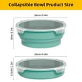 Sentryse Collapsible Batter Bowl, Silicone Mixing Bowl with Lid, 95 Oz ...