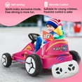 TOBBI 12V Kids’ Go Kart, Outdoor Battery Powered Ride on Car for Boys ...