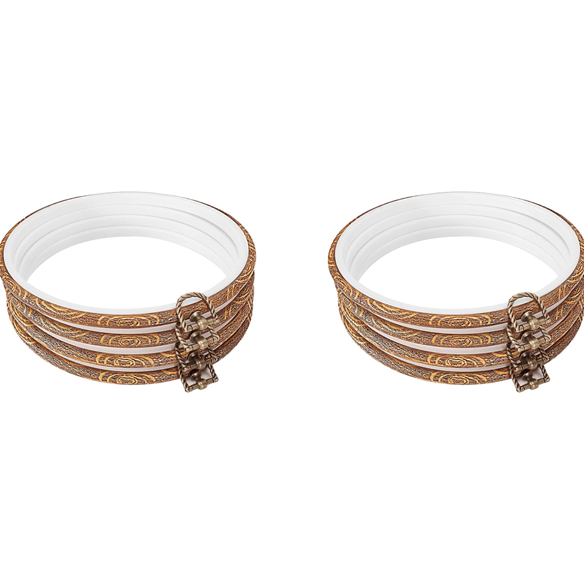 Click here for Unbranded 8 Pieces 8.4 Inch Embroidery Hoops Imita... prices