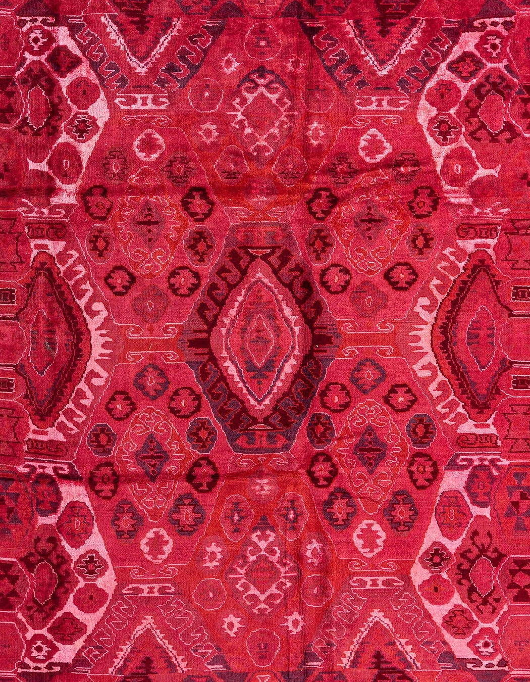Ahgly Company Indoor Rectangle Abstract Red Southwestern Area Rugs, 5 ...