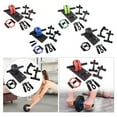 HFHMWL 5 in 1 Essential Abs Roller for Gym Workout - Effective Muscle ...