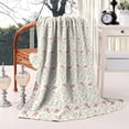 60x80 Inch Flannel Fleece Blanket for Men, Women & Kids, Soft ...