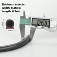 Weather Stripping Seal Strip for Doors/Windows, Self-Adhesive Backing ...