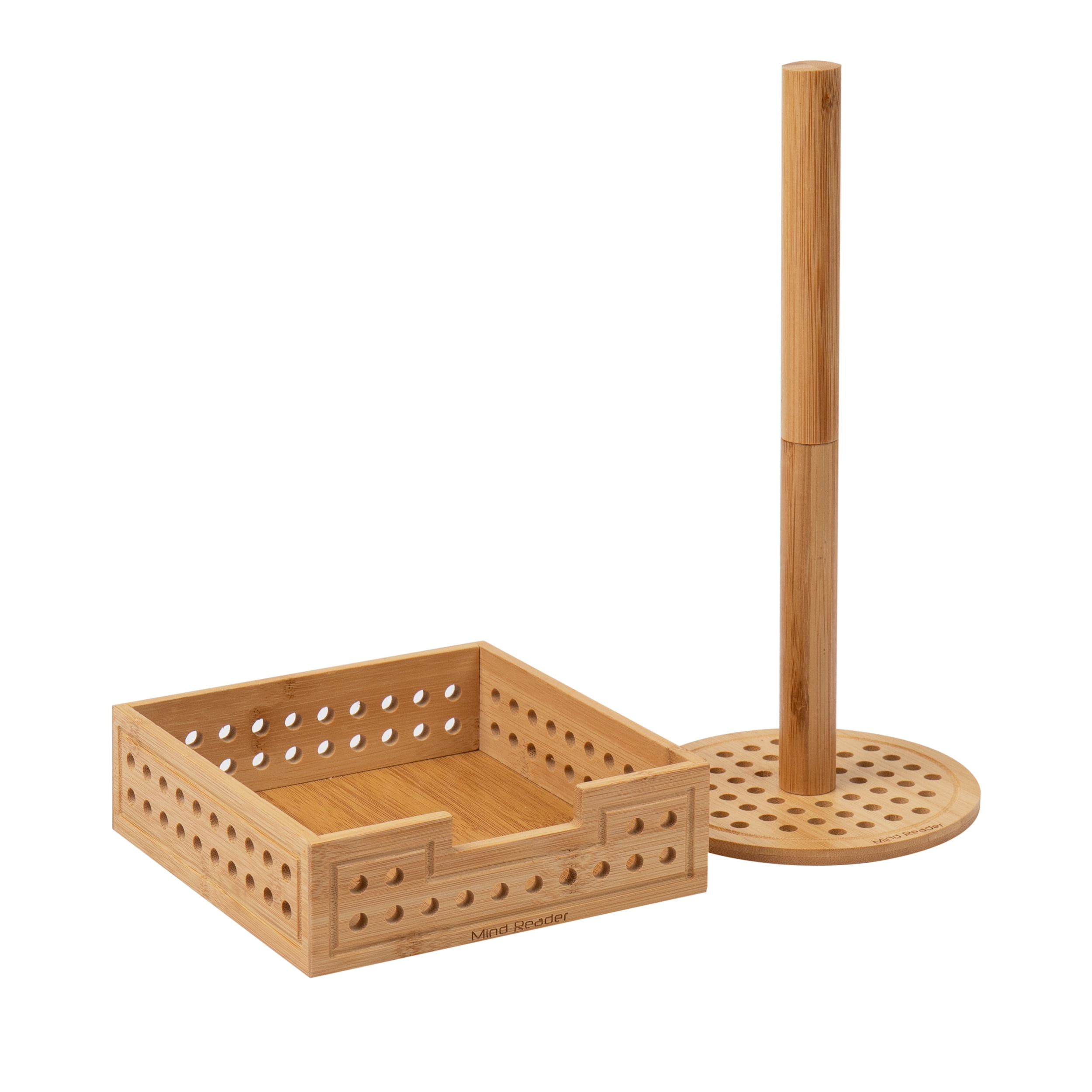 Mind Reader Lattice Collection, Paper Towel Holder and Napkin Holder ...