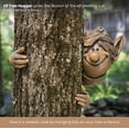 Bits and Pieces Elf Tree Hugger Yard Decorations Tree Sculpture Garden ...