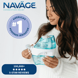 Navage Nasal Care Saline Nasal Rinse Starter Kit with Nose Cleaner and ...