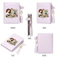 Classic Women Long Wallet Cute Print Ladies Purse PU Leather Stylish ...