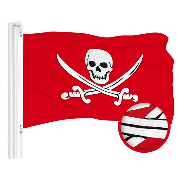 G128 3 Pack: Pirate Jolly Roger Bones Flag | 3x5 Ft | ToughWeave Series ...