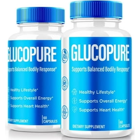 (2 Pack) Glucopure Drops, Advanced Blood Support Liquid Drops, All ...