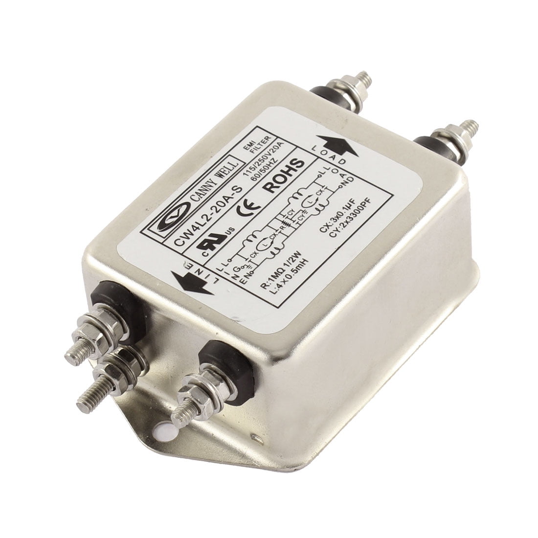 Click here for Unique Bargains Ac 115/250v 20a Cw4l2-20a-S Noise... prices