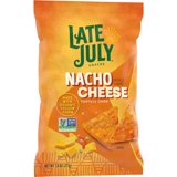 Late July Healthy Crispy Corn Taco Nacho Cheese Tortilla Chips, Non-GMO ...