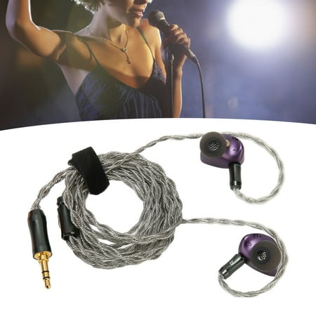 Wired Earbuds, Professional Monitor Earbuds 13mm Dual Cavity Dynamic ...